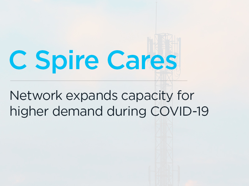 As demand surges, the C Spire network has you covered